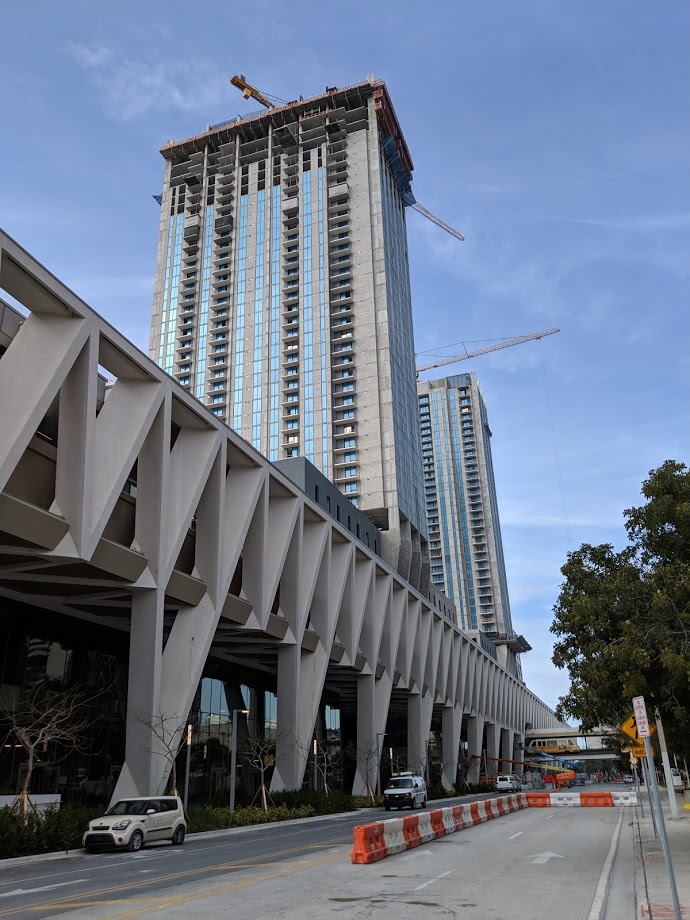 Second, Taller Park Line Tower Tops Off At Brightline’s MiamiCentral ...
