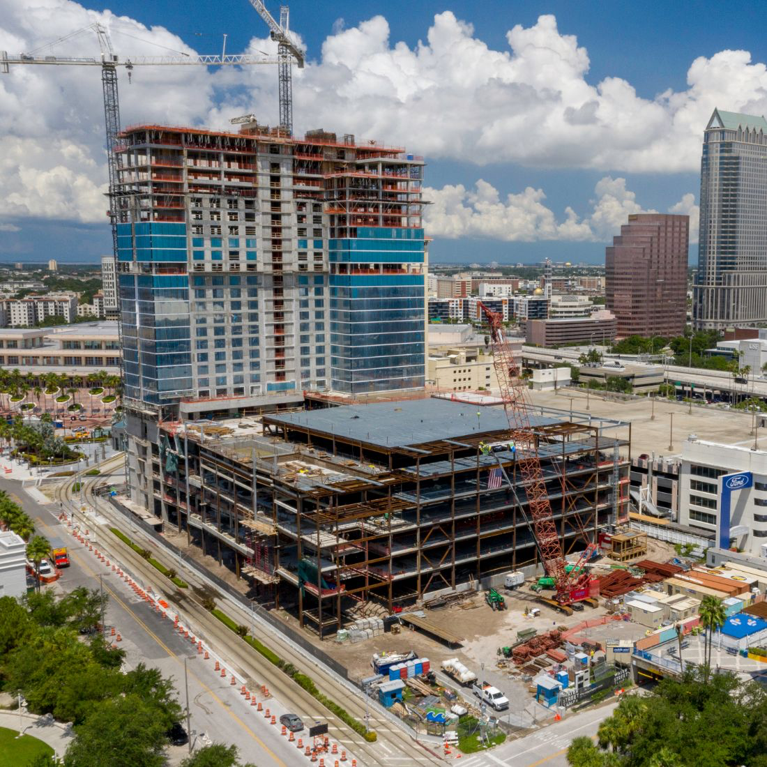 SPP Celebrates First Building Topping Out within Water Street Tampa ...