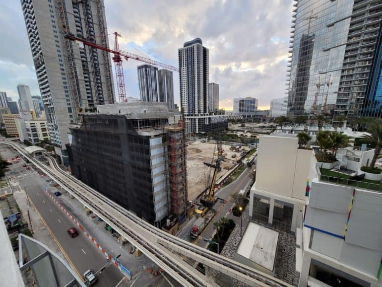Heavy Equipment Arrives At Miami Worldcenter Retail Construction Site ...